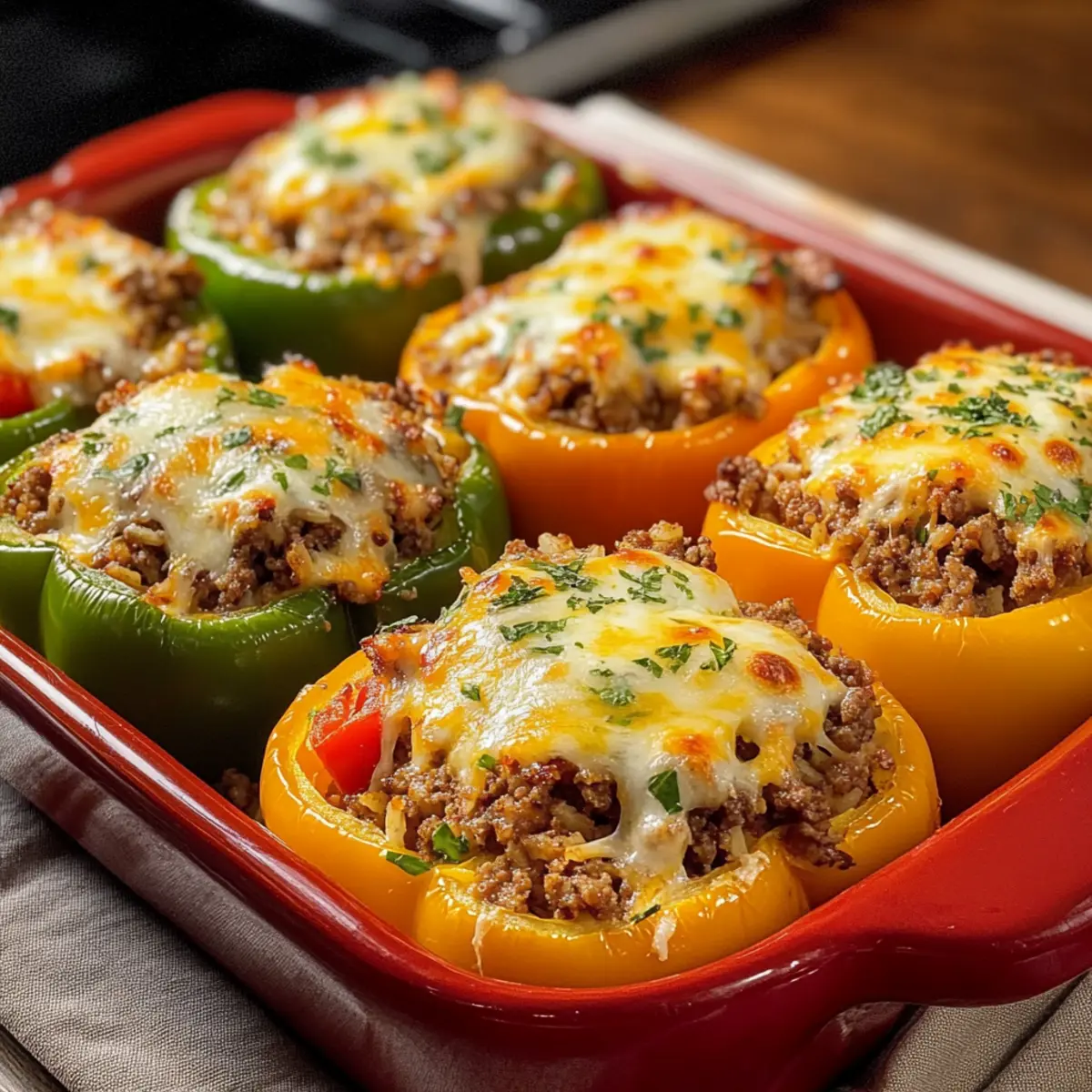 Gefüllte Paprika Klassiker – Ein herzhaftes Vergnügen