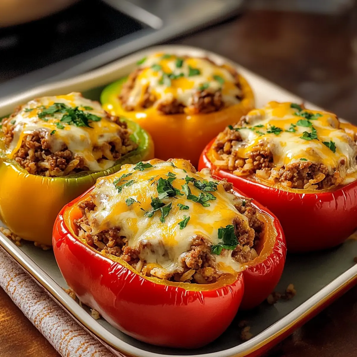 Gefüllte Paprika Klassiker – Ein herzhaftes Vergnügen